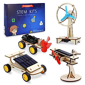 STEM Kits for Kids Ages 8-10-12-14, Stem Toys For Boys Age 8-12, Science Projects For Kids Ages 8-12, Solar Car Building Kits for Boys, Activities Engineering Kit, Gifts For 8 9 10 11 12 Year Old Boys