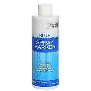 Blue Spray Marker - (8 Ounces) - Weed Spray Dye, Herbicide Dye, Fertilizer Marking Dye, Turf Mark and Blue Herbicide Marker
