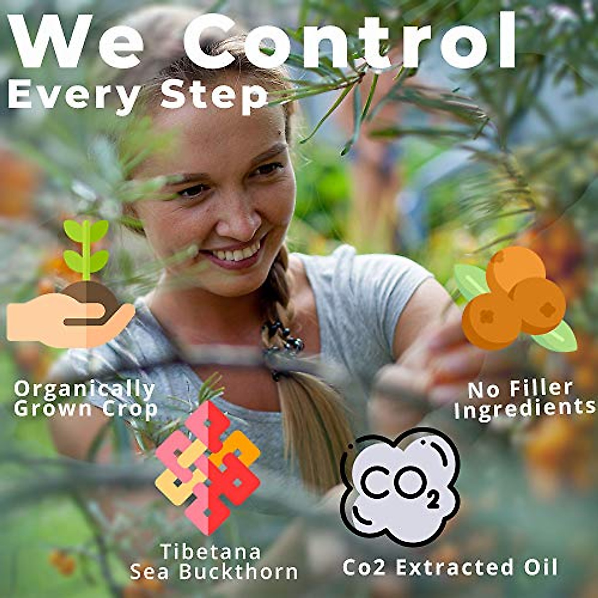 SeabuckWonders Organic Sea Buckthorn Body Lotion, 6 FL OZ