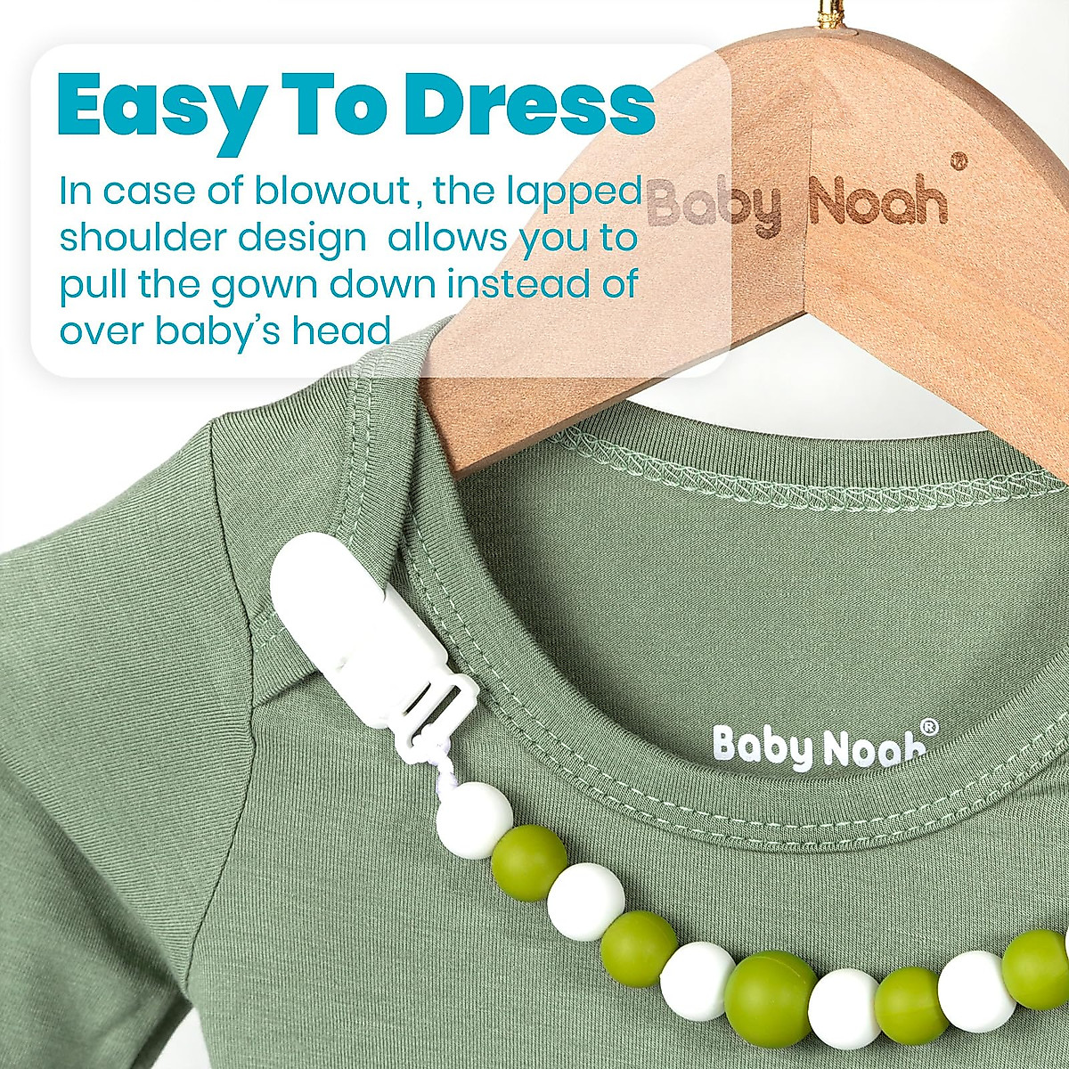 Newborn Baby Knotted Gown, Super Soft Silky Infant Long Sleeve Sleeper for Baby Girl and Boy Sleeping Bag with Mittens and Hat & Bowknot Set (Extra Long)