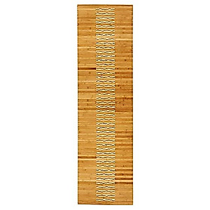 Anji Mountain Kitchen and Bath Mat, 20 in x 72 in, Natural