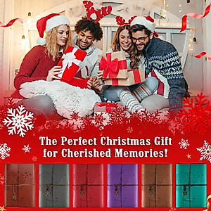 OMEYA Leather Journal Notebook, Refillable Writing Journal Diary Planner for Women Girls (Pink, A5-9.3''×6.3'')