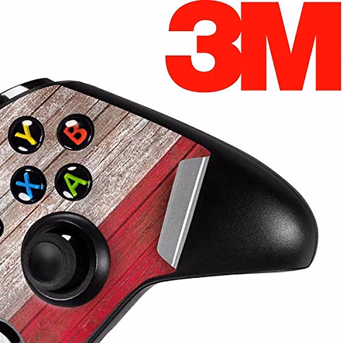 Skinit Decal Gaming Skin Compatible with Xbox One S Controller - Originally Designed Texas Flag Dark Wood Design