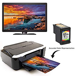 Limeink Remanufactured Ink Cartridge Replacement 61XL High Yield for HP 1000 1010 1050 1055 1510 1512 2000 2050 2510 2512 2514 2540 2542 2543 2549 3000 3050 3050A 3051A 3052A 3052A 3054A Envy -1 Black