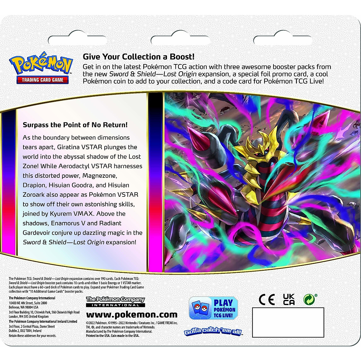 Pokemon TCG: Lost Origin Weavile 3PK Blister