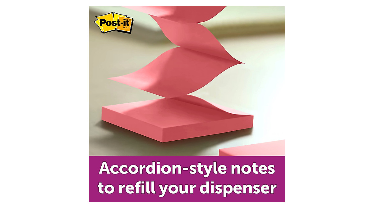 Post-it Cat Dispenser - Fun 3x3 Sticky Notes for Desk Organization