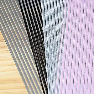 BBJ WRAPS Striped Flower Packaging Paper Waterproof Flower Wrapping Paper Floral Bouquet Gift Packaging Supplies 20 Counts (Black)