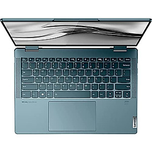 Lenovo Yoga 7i 14 2-in-1 Laptop 14" 2.2K IPS Touchscreen (300 nits, 100% sRGB, TÜV Low Blue Light) 12th Gen Intel 10-Core i7-1255U 16GB RAM 512GB SSD Backlit Fingerprint Thunderbolt Win11 Blue + Pen