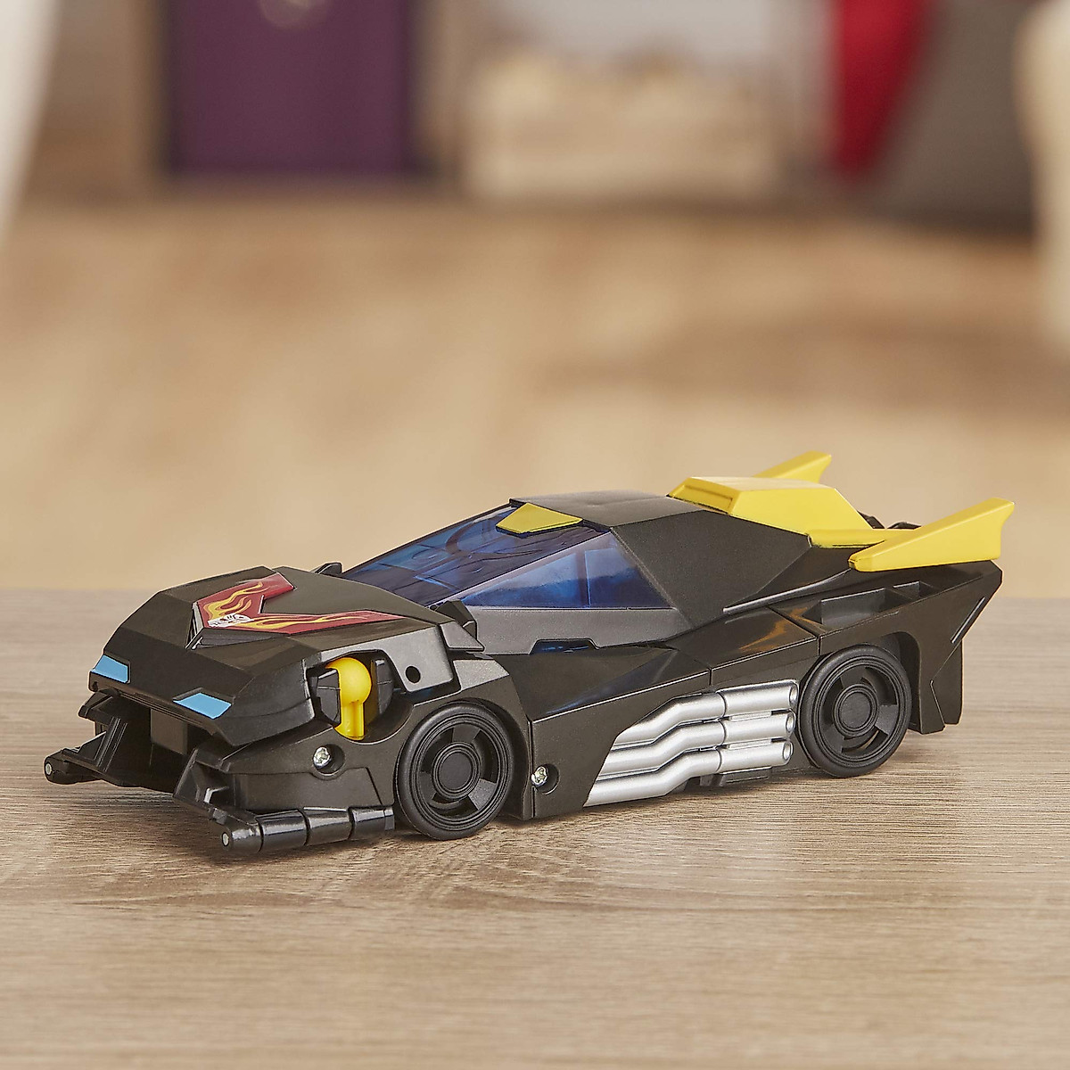 Transformers Bumblebee Cyberverse Adventures Action Attackers Warrior Class Stealth Force Hot Rod Action Figure, Fusion Flame Move, 5.4-inch