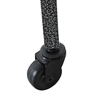 37-inch Metal Ferret Chinchilla Small Animals Hutch Rolling Cage Squirrel/Guinea Pig/Kitten/Rabbit Pet with 2 Front Doors for Indoor Outdoor Solid Plastic Platfroms and Ladders