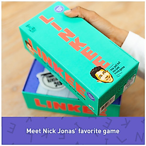 Linkee: Nick Jonas Edition: Family Quiz Board Game for Adults and Teens, Perfect For Family Game Night