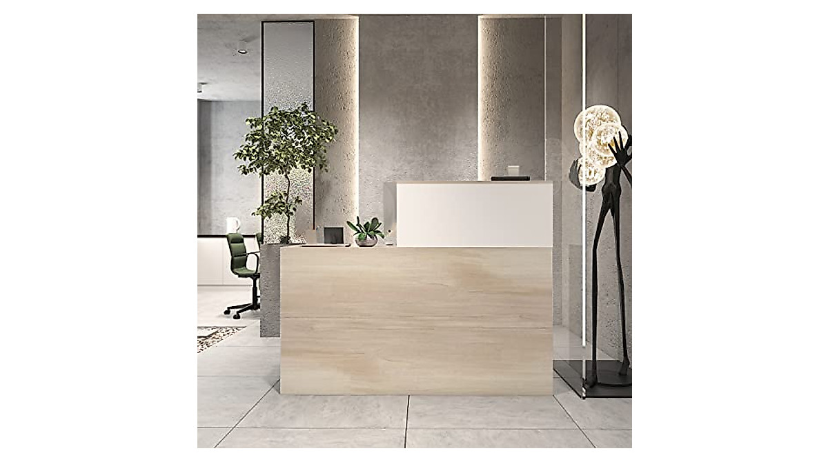 AIEGLE Reception Desk: Stylish & Secure Office Solution
