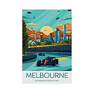 ERWYN Mclaren poster Formular One Poster F1 Walls Canvas Car Posters Wall Art Canvas For Boys Room Vintage Unframe-style 16x24inch(40x60cm)