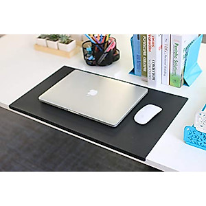 Safety Office Desk Pad Table Pad Blotter Protector Waterproof PU Surface Mouse Writing Mat with Full Lip