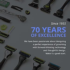 Dorco Pace 7 - World's First and Only Seven Blade Razor - 12 Cartridges (No Handle)