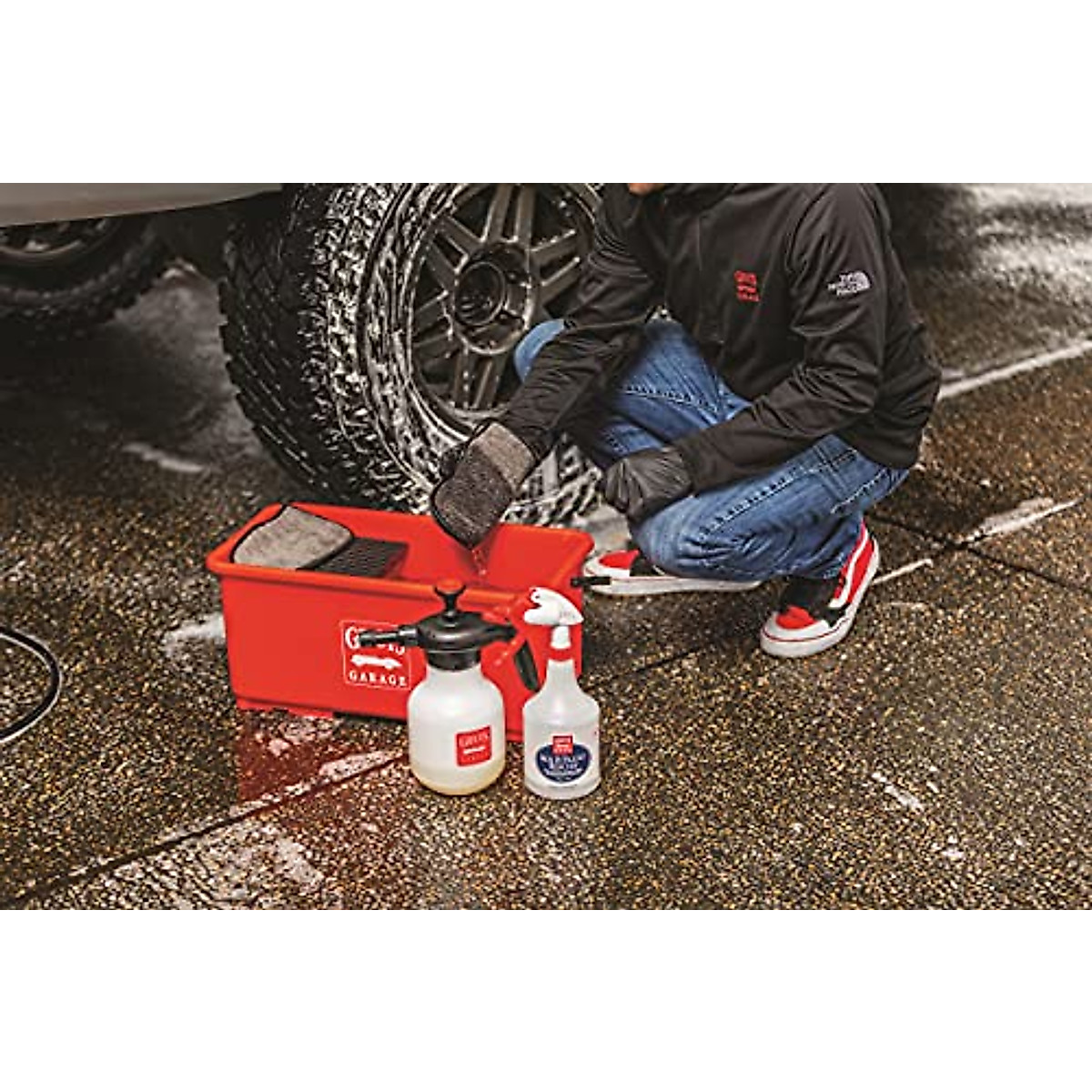 Griot's Garage 11820 Microfiber Wheel Wash Mitts (Set of 2)