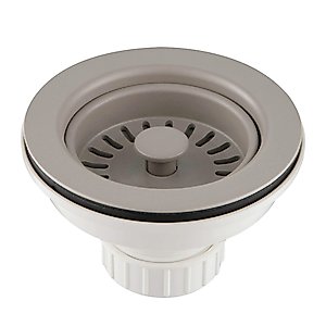 Kraus Kitchen Sink Strainer for 3.5-Inch Drain Openings in Truffle, PST1-TR