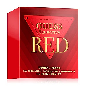 GUESS Seductive Red Women/Femme Eau de Toilette Perfume Spray For Women, 1.0 Fl. Oz.