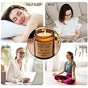 Lavender Scented Candles - Housewarming Gift for New Home, House Warming Gifts for Women, Men, Friend - Housewarming Present, New Home, New Apartment Gifts, Moving Away Gift for Best Friend Female