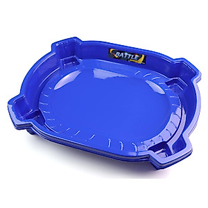 Aimoly Stadium Battle Arena for Beyblade Burst Battling Tops Game (Blue2)