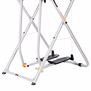 Gazelle Tony Little Pacer Total Body Fitness Workout Exercise Elliptical Glider Supports Up to 250 Pounds with Low Impact Design for Home Gym, Gray