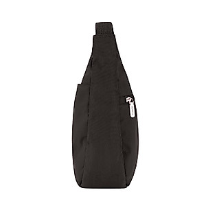 Travelon Anti-Theft Essentials East/West Hobo Bag, Black, One Size