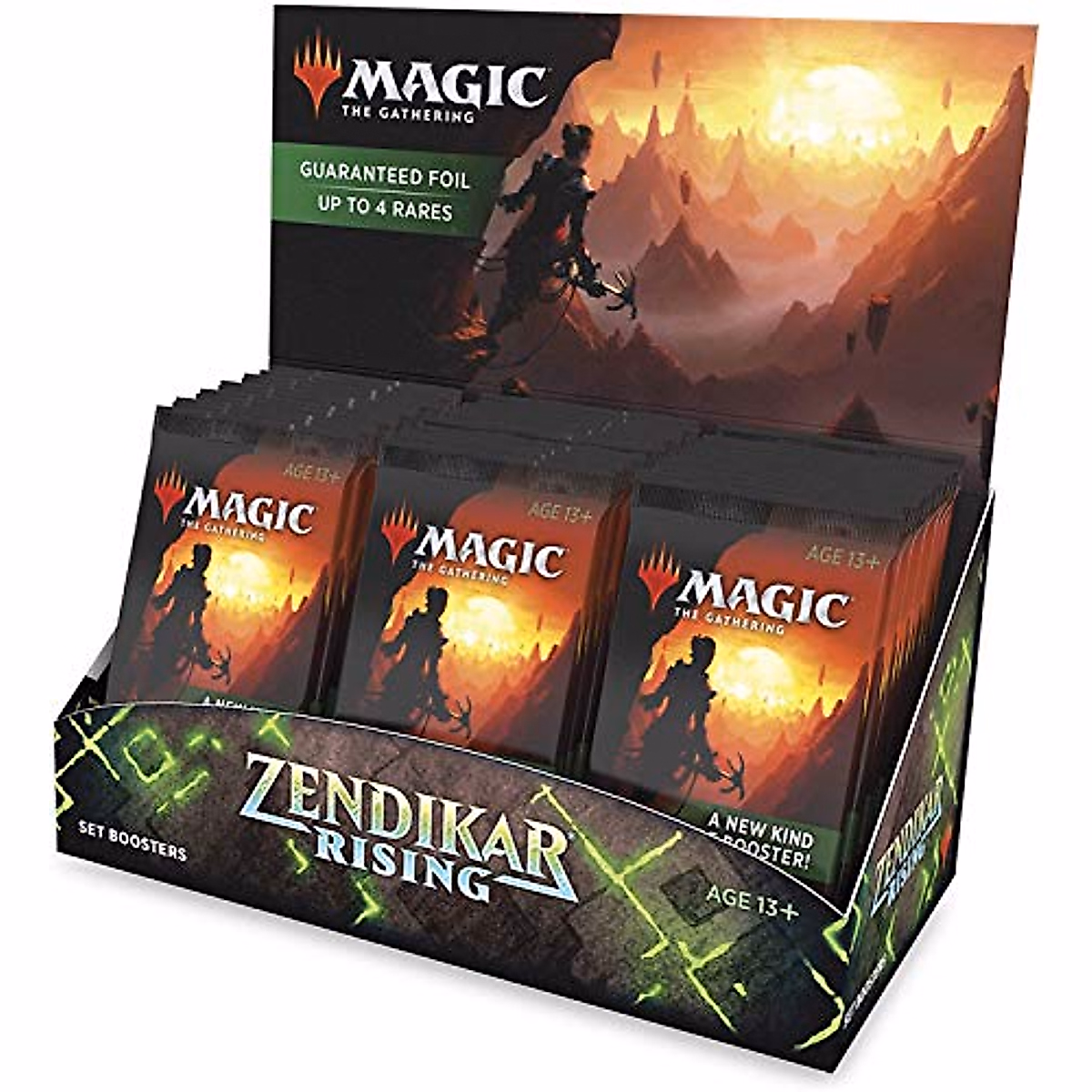Magic: The Gathering Zendikar Rising Set Booster (30 Packs & 1 Box Topper)