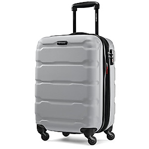 Samsonite Omni Hardside Nested Luggage Spinner Set, Silver w/ 10pc Accessory Kit