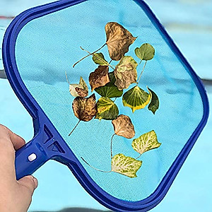 CREPRO Swimming Pool Nets, Professional Cleaning Pool Rakes/Fine Mesh Leaf Skimmers Rake Net for Removing Debris