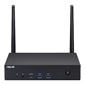 ASUS PL63 Mini PC Barebone with Intel® Core™ i5-1135G7, up to 64GB DDR4 RAM, one M.2 PCIe Slot, WiFi 6, Bluetooth, Dual USB-C 3.2 Gen2 Supports DP 1.4 & Power Delivery, Hardware TPM with VESA Mount