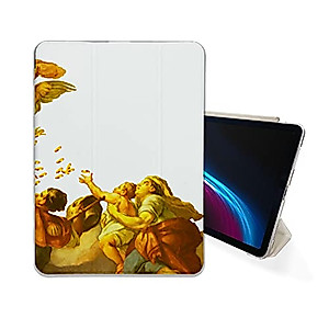 Cute Renaissance Angels Art case Compatible with iPad Mini Air Pro 7.9 8.3 9.7 10.2 10.9 11 12.9 inch Pattern Cover New 2022 2021 Trifold Stand 3 4 5 6 7 8 9 Generation 594 (8.3 Mini 6)
