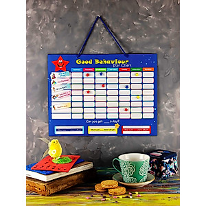Magnetic Chore Chart for Kids Multiple Kids - Good Behavior Chart at Home - Dry Erase Reward Chart Toddler to Teens Chore Chart - Daily Responsibility Board - Potty Training Star Chart Wall or Fridge