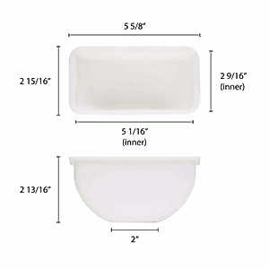 Thunder Group SLINS002 Bar Condiment Dispenser Replacement Inserts, 1-Pint