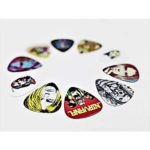 Nirvana | Kurt Cobain Guitar Picks (10 picks in a pack)