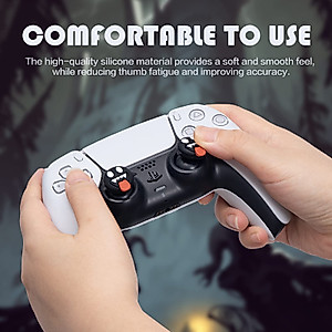 PS5 Controller Thumb Grips, Ghost Thumb Caps for Switch Pro Controller, PS5 Controller, PS4 Controller, Xbox Series X Controller - 4 Packs
