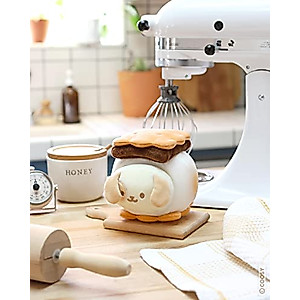 Anirollz Stuffed Animal Plush Toy – 6" Small Bakery Theme Outfitz Plush Doll | Soft, Squishy, Warm, Cute, Comfort, Safe | Birthday Gift Pillow with Puppy Dog in S'More Puppiroll