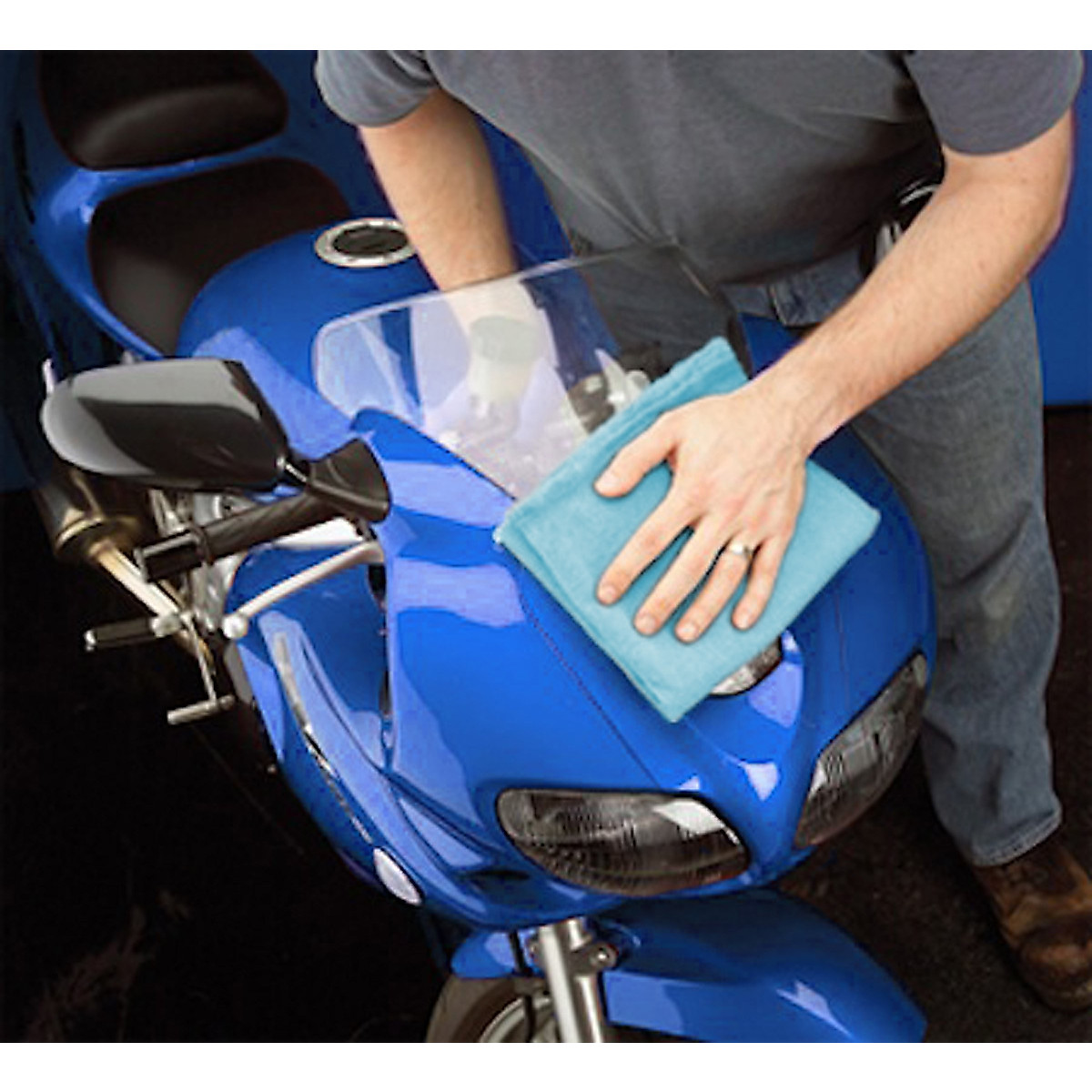 Carrand 40208 Evaporator PVA Drying Towel, 3 sq ft , Blue