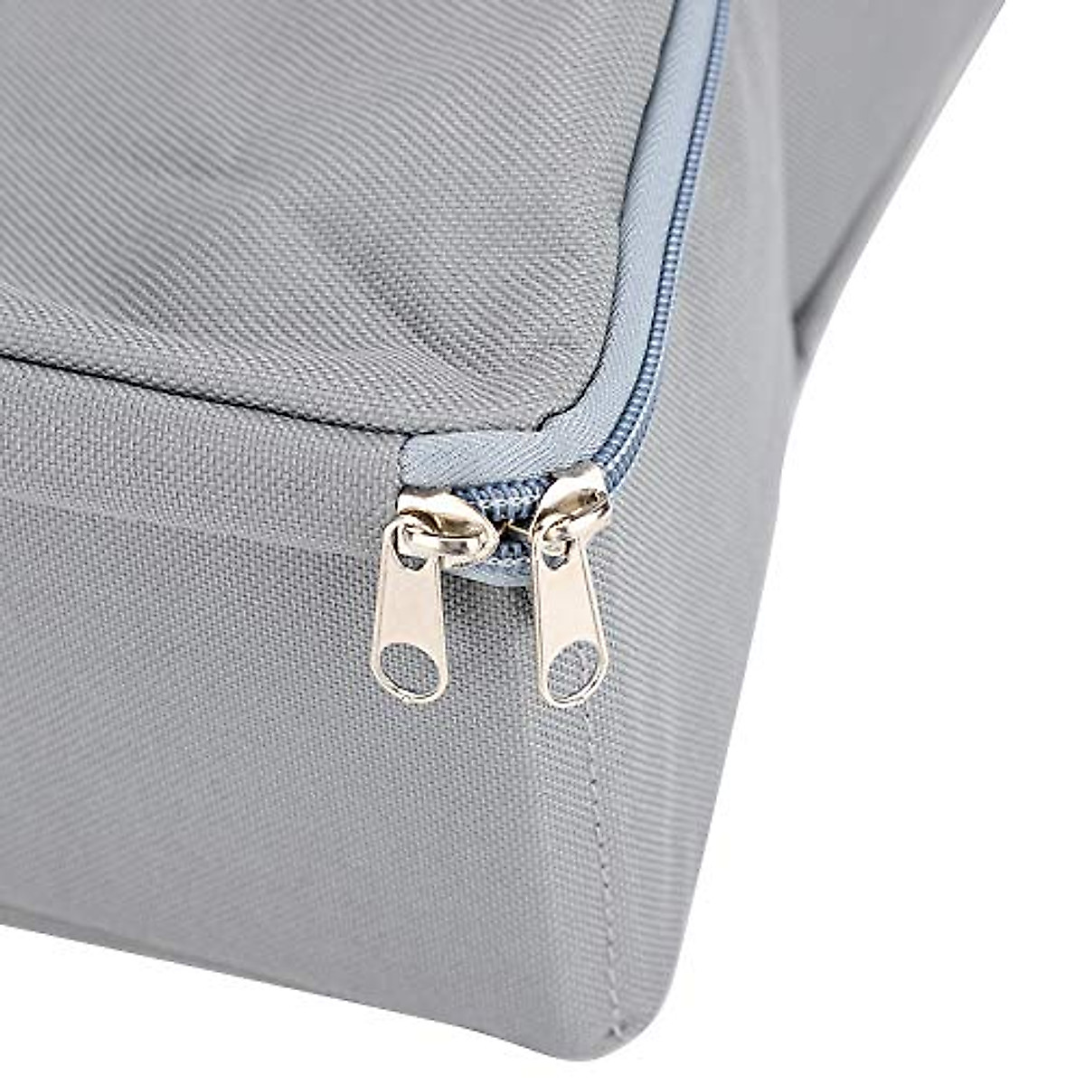 Bicaquu Cat Litter Box, Portable Easy Clean Portable Cat Toilet Cat Toilet with Cover Cat Toilet, Waterproof Cat Litter Box Pet for Outdoor Camping Cats(Gray, L)