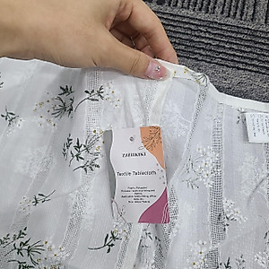 ZJZIIKIKI Textile tablecloths, Elevate Your Dining Experience with Elegance