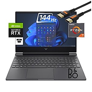 HP Victus 15.6" 144Hz 1080p Gaming Laptop - AMD Ryzen 7 5800H GeForce RTX 3050 Ti Windows 11 w/HDMI (Victus 32GB RAM | 2TB PCIe SSD)