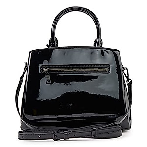 DKNY Paige Medium Satchel, Black/Black