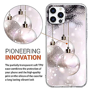 Pnakqil Christmas Case Compatible with Samsung Galaxy A51 (4G) /M40S 6.5" Xmas Transparent Shockproof Ultra-thin Silicone Protective Cover with Cute Design Compatible with Samsung A51 4G, Christmas 05