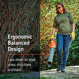 Husqvarna 230iB Battery Powered Cordless Leaf Blower, 136-MPH 650-CFM Electric Leaf Blower with Brushless Motor and Quiet Operation, 40V Lithium-Ion Battery and Charger Included