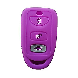 Silicone Smart Key Fob Cover Case Protector Keyless Remote Holder for 2006-2019 Hyundai Elantra Genesis Sonata Kia Sorento Forte Optima... 2/5000
