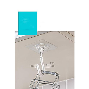 Stick Hook Kitchen Seamless Stick Hook Bathroom Multifunctional Hook Super Load-Bearing Hook (Two)