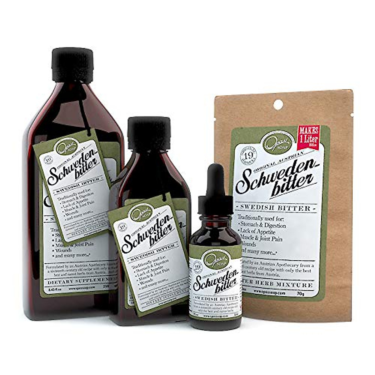 Original Austrian Swedish Bitters Extract (Schwedenbitter) (8.45 fl.oz)