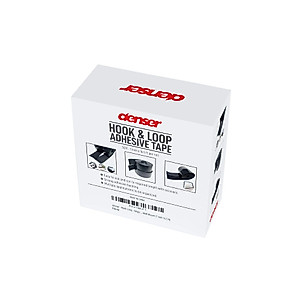 Denser 1 Inch Hook and Loop Tape Sticky Back - 5.5 Yards (16.5 Feet) - Strips Adhesive Heavy Duty Black Roll (1 inch * 16.5 ft)