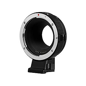 Commlite CM-EF-EOS M Auto-Focus Lens Mount Adapter for EF/EF-S Lens to Canon EOS M (EF-M Mount) Mirrorless Camera Lens Converter Ring for Canon EOS M1 M2 M3 M5 M6 M10 M50 M100