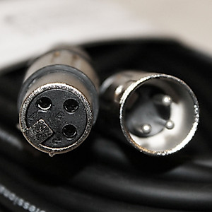 ChromaCast Pro Series 20 Foot XLR to XLR Microphone Cable, Black
