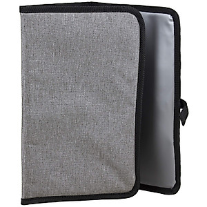 BODHI Baby Tech Top Loader Diaper Backpack with removable changing pad, Unisex, for Moms and Dads - Medium Gray Chambray